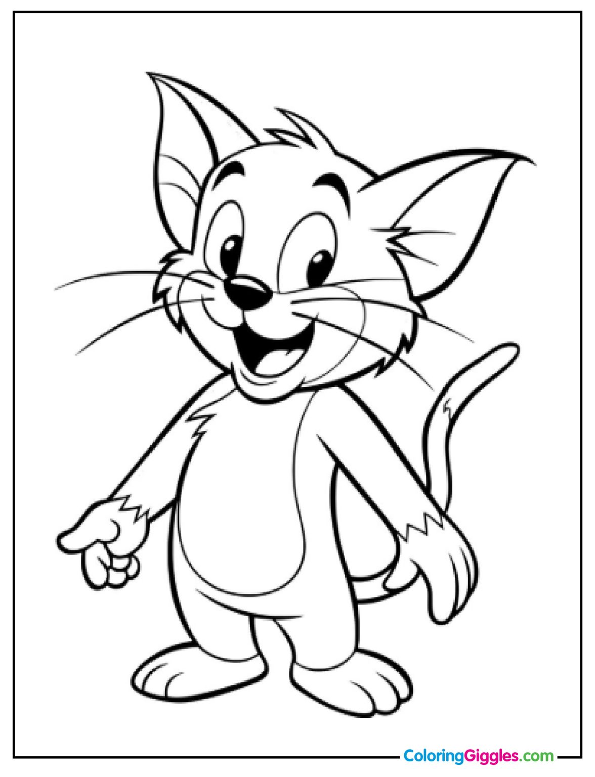 Cartoon Characters Coloring Pages - Free Coloring Pages